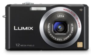 panasonic lumix fx100k 12.2mp digital camera with 3.6x wide angle mega optical image stabilized zoom (black)