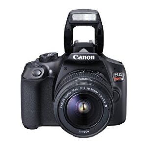 Canon EOS Rebel T6 Digital SLR Camera Kit with EF-S 18-55mm f/3.5-5.6 DC III Lens (Black)