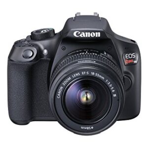 Canon EOS Rebel T6 Digital SLR Camera Kit with EF-S 18-55mm f/3.5-5.6 DC III Lens (Black)