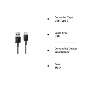 Samsung USB-C Data Charging Cable for Galaxy S9/S9+/Note 9/S8/S8+ - Black EP-DG950CBE- 100% Original - Bulk Packaging