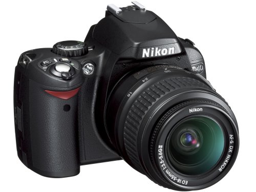 Nikon D40 6.1MP Digital SLR Camera Kit with 18-135mm f/3.5-5.6G ED-IF AF-S DX Zoom-Nikkor Lens