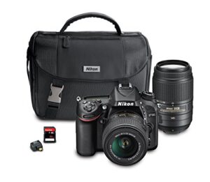 nikon d7100 dx-format digital slr camera bundle with 18-55mm and 55-300mm vr nikkor zoom lenses