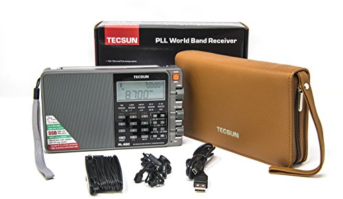 Tecsun PL880 Portable Digital PLL Dual Conversion AM/FM, Longwave & Shortwave Radio with SSB (Single Side Band) Reception