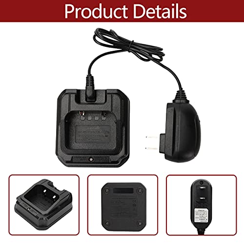 BAOFENG Battery Charger Base with US Adapter 100-240V Waterproof Two Way Radio UV-9R UV-9R Plus UV-9RPRO BF-A58 BF-9700 GT-3WP UV-82WP R760 Plus Series