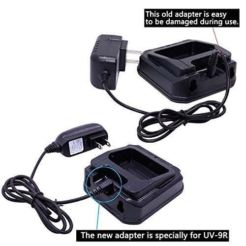 BAOFENG Battery Charger Base with US Adapter 100-240V Waterproof Two Way Radio UV-9R UV-9R Plus UV-9RPRO BF-A58 BF-9700 GT-3WP UV-82WP R760 Plus Series