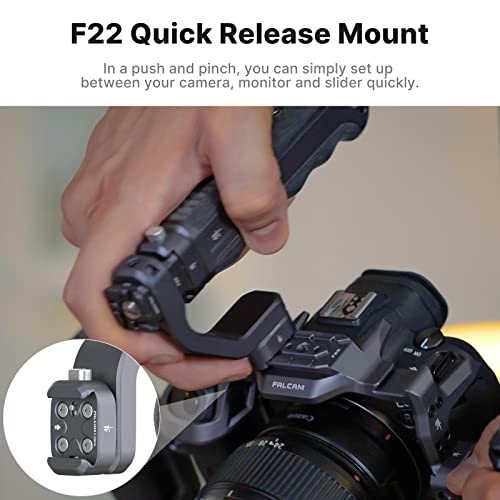 FALCAM F22 Camera Top Handle Quick Release Quick Release System Camera Video Shooting Accessories Filming, Detachable Handle Grip Sling Mode Camera Monopod