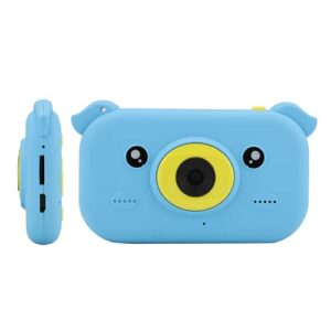 children digital camera onebutton operation costeffective presscontroltype design(blue)