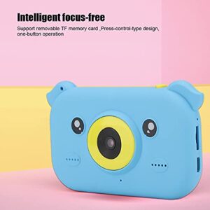 Children Digital Camera Onebutton Operation Costeffective Presscontroltype Design(Blue)