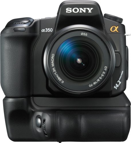 Sony Alpha DSLRA350X 14.2MP Digital SLR Camera with Super SteadyShot Image Stabilization with DT 18-70mm f/3.5-5.6 & DT 55-200mm f/4-5.6 Zoom Lenses