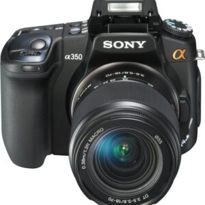 Sony Alpha DSLRA350X 14.2MP Digital SLR Camera with Super SteadyShot Image Stabilization with DT 18-70mm f/3.5-5.6 & DT 55-200mm f/4-5.6 Zoom Lenses