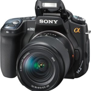 Sony Alpha DSLRA350X 14.2MP Digital SLR Camera with Super SteadyShot Image Stabilization with DT 18-70mm f/3.5-5.6 & DT 55-200mm f/4-5.6 Zoom Lenses