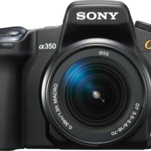 Sony Alpha DSLRA350X 14.2MP Digital SLR Camera with Super SteadyShot Image Stabilization with DT 18-70mm f/3.5-5.6 & DT 55-200mm f/4-5.6 Zoom Lenses