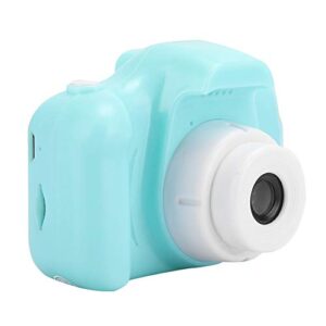 kid camera, comfortable diy photos children camera digital camera cute mini camera eye friendly cartoon photo for children toy(green)