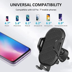 Car Phone Mount Holder for Samsung Galaxy A51 A71 A52 A32 5G S10 S10E S9 S8 Plus A14 A54 A02S,Note 20 Ultra 10 9,A72 A70,J7 J3 A6,LG K40 K30,T-Mobile Revvl 5G/4 4+,Dashboard Windshield+Air Vent Clip