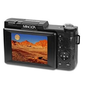 Minolta MND30 30 MP / 2.7K Ultra HD Digital Camera (Black)