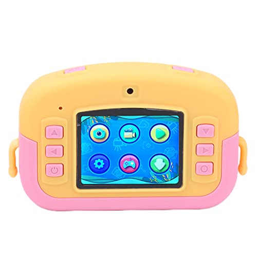 Kids Camera, 2 to 3 Hours Battery Life USB Charging Anti Fall Mini Portable Kids Digital Camera for Boys Girls Birthday (Pink) Cameras