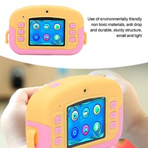 Kids Camera, 2 to 3 Hours Battery Life USB Charging Anti Fall Mini Portable Kids Digital Camera for Boys Girls Birthday (Pink) Cameras