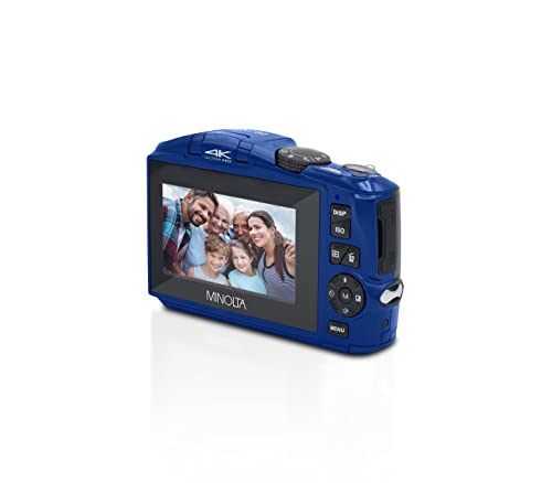 Minolta MND50 48 MP / 4K Ultra HD Digital Camera (Blue)