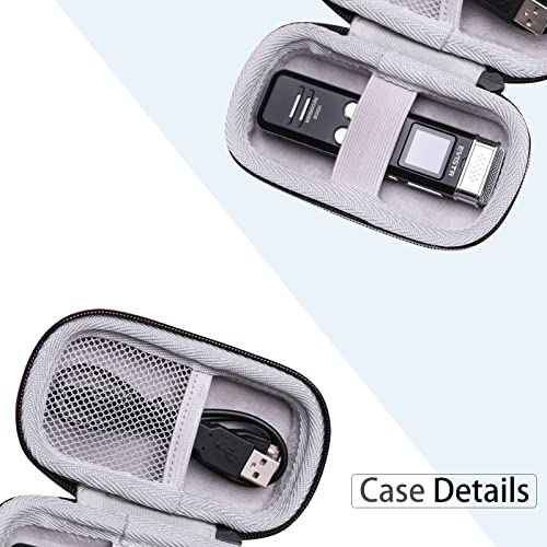 XANAD Hard Case for EMAY EKG Monitor or EVISTR 16GB Digital Voice Recorder - Travel Protective Bag