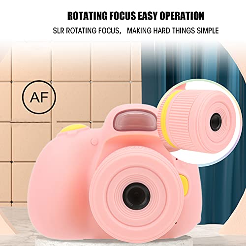 Kids Camera, Cute HD Children Digital Selfie Camera Mini 2.4 Inch IPS Screen Camera Christmas Birthday Gifts for for Boys Girls, Filters, Photo Stickers, Continuous Shooting