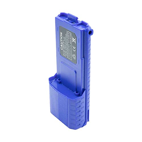 Powerful Blue High Capacity Extended 3800mAh Li-ion Battery for BaoFeng BTECH and Rugged Handheld Radios - BAT-RH5R-XL