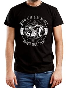 adjust your focus camera shirt, when life gets blurry adjust your focus photography tee, gift for camera lover