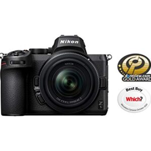 Nikon Z5 + Z 24-50mm Mirrorless Camera Kit (273-point Hybrid AF, 5-axis in-Body Optical Image stabilisation, 4K Movies, Dual Card Slots) VOA040K001