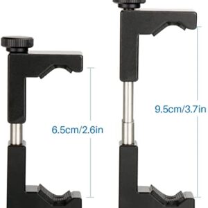 Ulanzi Aluminum 1/4'' Phone Tripod Mount for iPhone 13 Pro Max X 8 Samsung Smartphones with Adapter Mount for Gopro Hero 10 9 8 Session Xiaomi Yi 4K SJCAM SJ4000 Eken H9 Action Camera Accessory