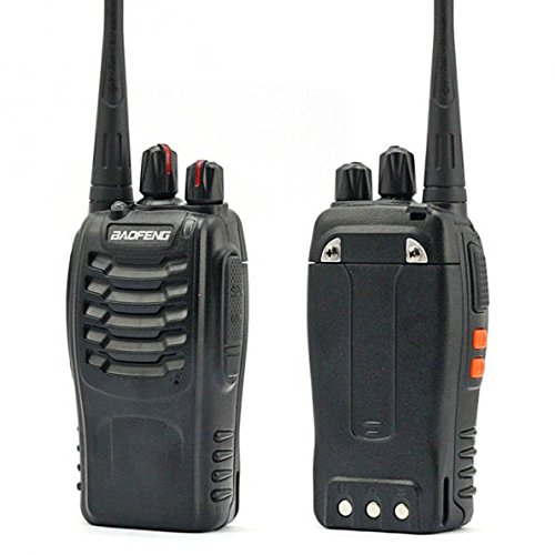 BaoFeng 1PCs 888S Walkie Talkies 1500mAh Rechargeable Battery 3 Miles Long Range with Earphone LED Flashlight