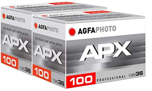 AgfaPhoto APX 100 135-36 Negative Fim S/W Pack of 2, AG6A1360-2