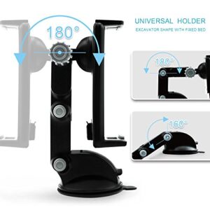 Esoulk Car Tablet Mount Holder, Windshield / Dashboard Universal Car Tablet Mobile Phone / Device cradle for iOS / Android Tablet, iPad, Smartphone and more