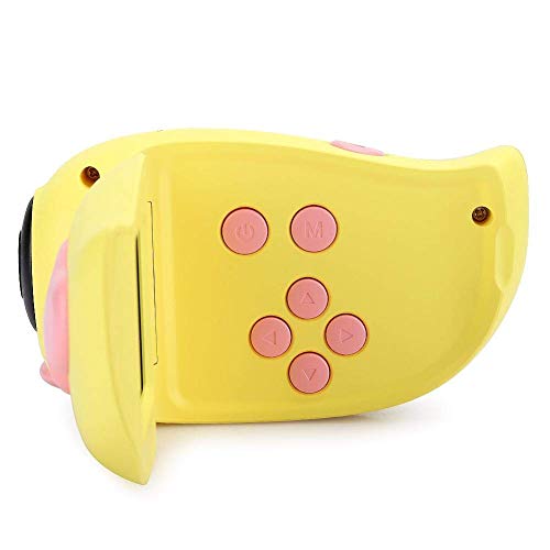 IW.HLMF USB Children Digital Camera AI Intelligent Video Camera Camera with Multiple Cute Cartoon Photo Stickers Support 2000/2003/Me/XP/Vista/Windows 7/Mac OS(Pink) Gift