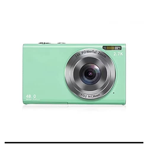 Digital Cameras for Kids Digital Camera for Photography, 48MP Camera Rechargeable Point and Shoot Cameras,Pixels HD Camera 16x Zoom Camera Built-in Microphone, for Beginner Photography (Color : C)