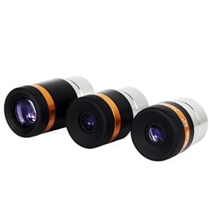 SVBONY Telescope Lens 4mm 10mm 23mm Telescope Eyepieces Fully Coated Lens Telescope Accessories Kit Wide Angle for 1.25 inches Astronomic Telescope