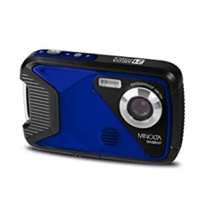 Minolta MN30WP 21 MP / 1080P HD Waterproof Digital Camera (Blue)