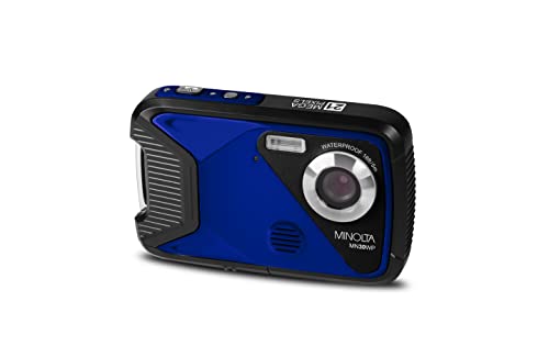 Minolta MN30WP 21 MP / 1080P HD Waterproof Digital Camera (Blue)