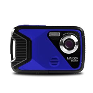 Minolta MN30WP 21 MP / 1080P HD Waterproof Digital Camera (Blue)