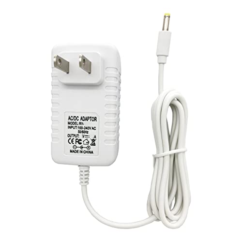 White Power Cord Replacement for Alexa Dot 3rd Gen, 4th Gen, 5th Gen 2022, 15W Power Adapter Charger