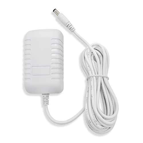 White Power Cord Replacement for Alexa Dot 3rd Gen, 4th Gen, 5th Gen 2022, 15W Power Adapter Charger