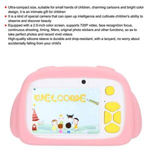 Video Recording Camera, Children Camera, Continuous Shooting, for Children(Pink)