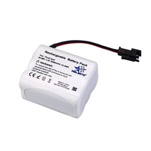 melasta 7.2v 2000mah ni-mh audio replacement battery compatible with tivoli pal ipal radio (ma-1, ma-2, ma-3 compatible 2 wire)