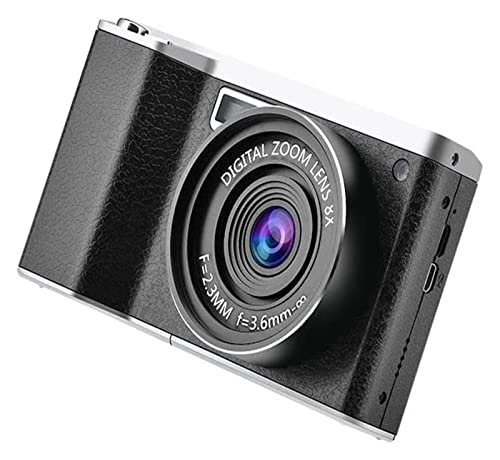 Digital Camera Vlogging Camera, 4K Digital Camera for with WiFi 16X Digital Zoom 180 Degree Flip Screen Wide Angle Lens, Macro Lens Digital Camera Photography