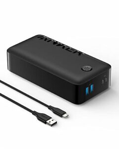 anker portable charger, 347 power bank (powercore 40k), 40,000mah 30w battery pack with usb-c high-speed charging, for macbook, iphone, samsung galaxy, ipad, and more