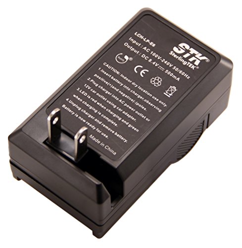 STK LP-E6 Battery Charger for Canon EOS 5D Mark II III and IV, 70D, 5Ds, 6D, 5Ds, 80D, 7D and 7D Mark II, 60D Cameras, LP-E6 Battery, LC-E6 Charger