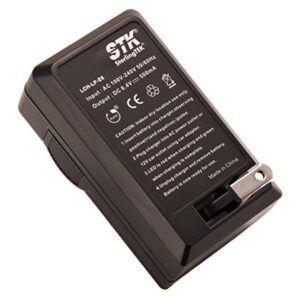 STK LP-E6 Battery Charger for Canon EOS 5D Mark II III and IV, 70D, 5Ds, 6D, 5Ds, 80D, 7D and 7D Mark II, 60D Cameras, LP-E6 Battery, LC-E6 Charger