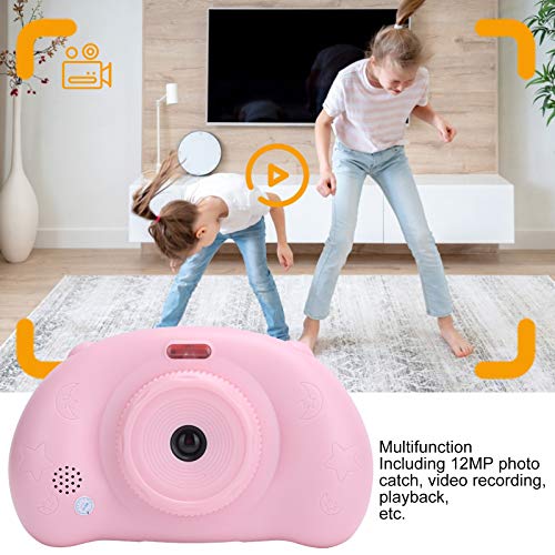 01 Digital Camera, Multiple Kids Camera for Catching for Children(Pink)