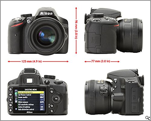 Nikon D3200 24.2 MP CMOS Digital SLR with 18-55mm f/3.5-5.6 AF-S DX VR NIKKOR Zoom Lens (Import)