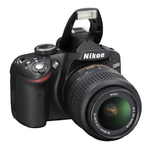 Nikon D3200 24.2 MP CMOS Digital SLR with 18-55mm f/3.5-5.6 AF-S DX VR NIKKOR Zoom Lens (Import)