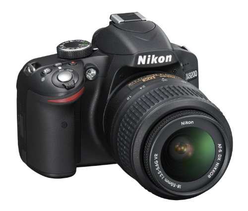 Nikon D3200 24.2 MP CMOS Digital SLR with 18-55mm f/3.5-5.6 AF-S DX VR NIKKOR Zoom Lens (Import)