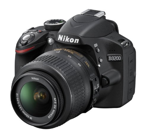 Nikon D3200 24.2 MP CMOS Digital SLR with 18-55mm f/3.5-5.6 AF-S DX VR NIKKOR Zoom Lens (Import)